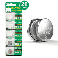 LiCB 10 Pack CR1632 3V Lithium Battery CR 1632 Button Coin Cell - Walmart.com