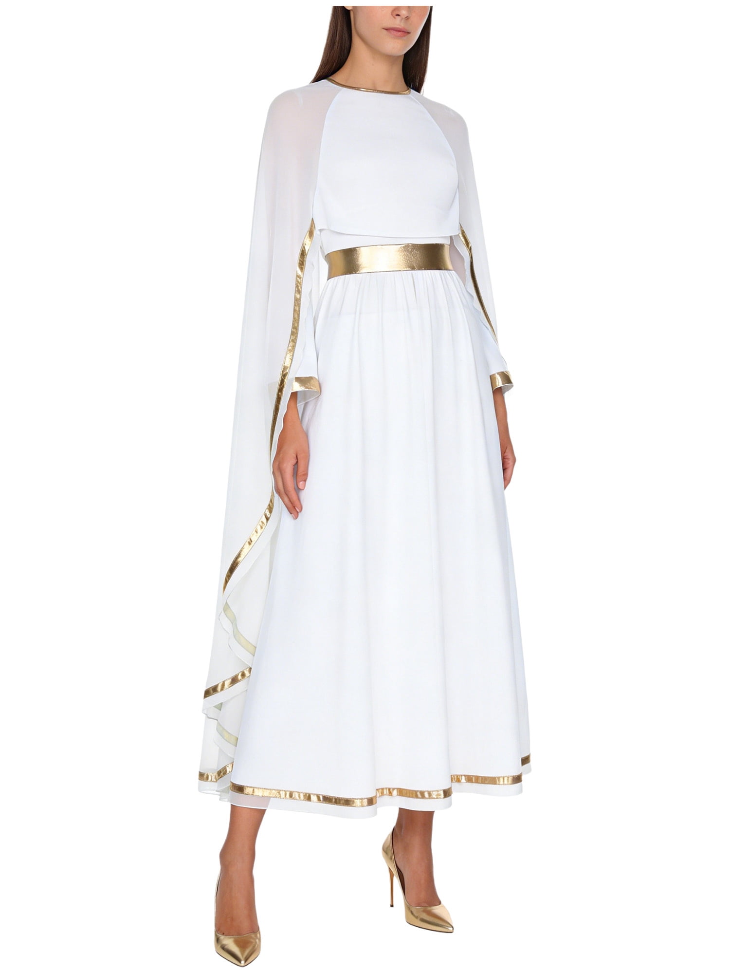 TiaoBug Ancient Greek Toga Party Dress Women Roman Grecian Princess ...