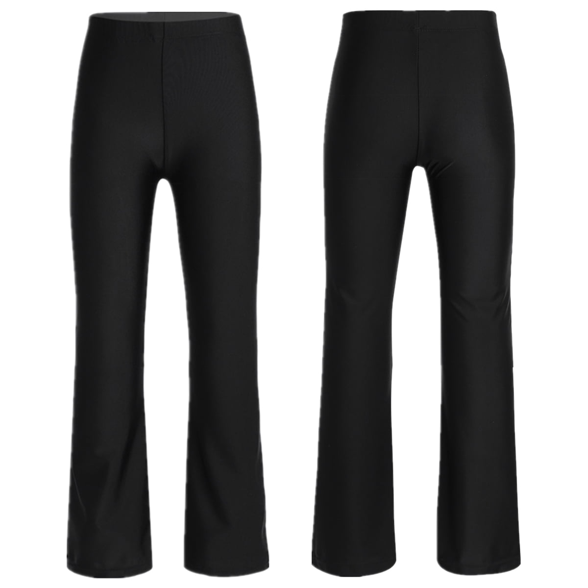 TiaoBug Big Girls High Waist Dance Legging Pants Jazz Latin Tango ...