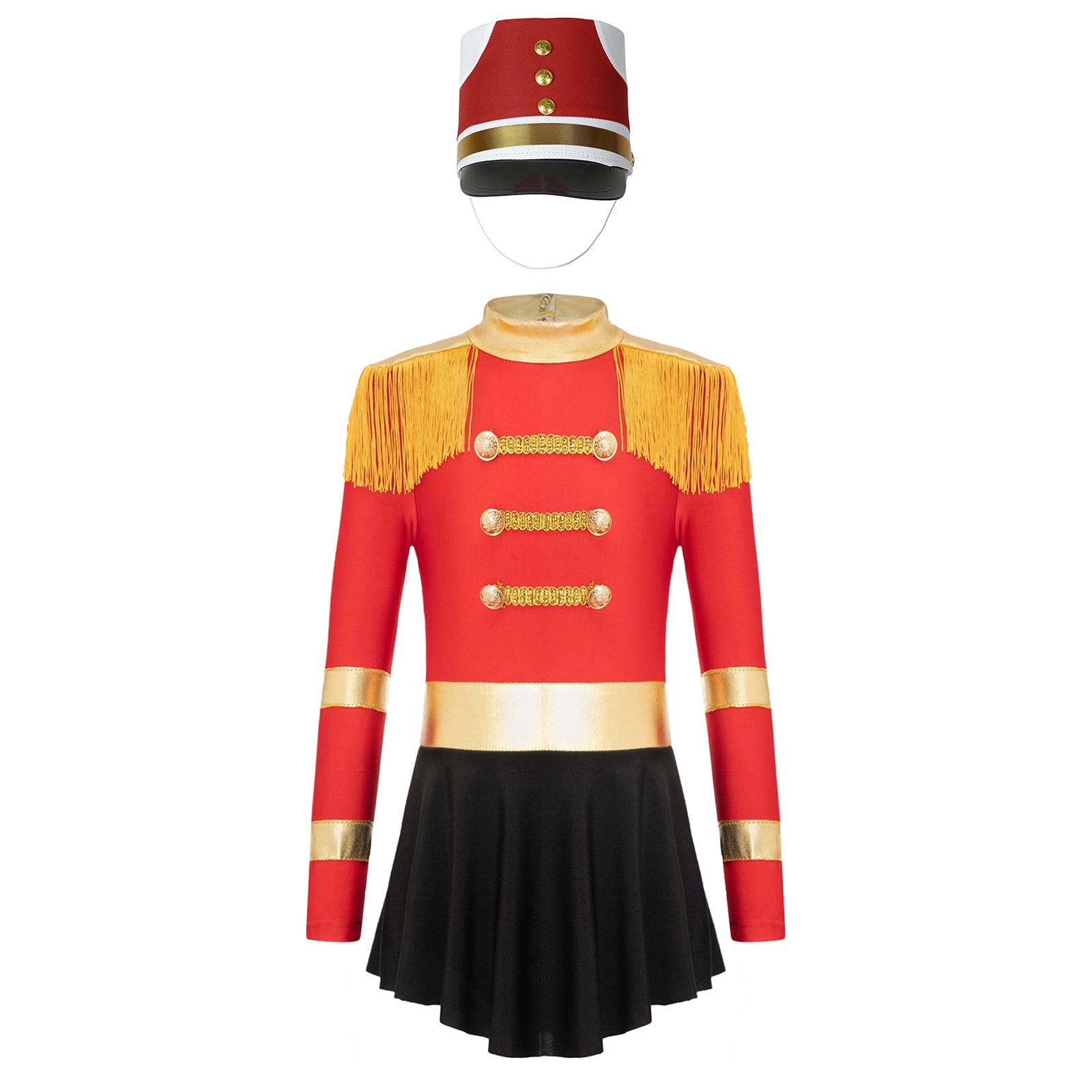TiaoBug Girls Drummer Conductor Performance Costume Circus Ringmaster ...