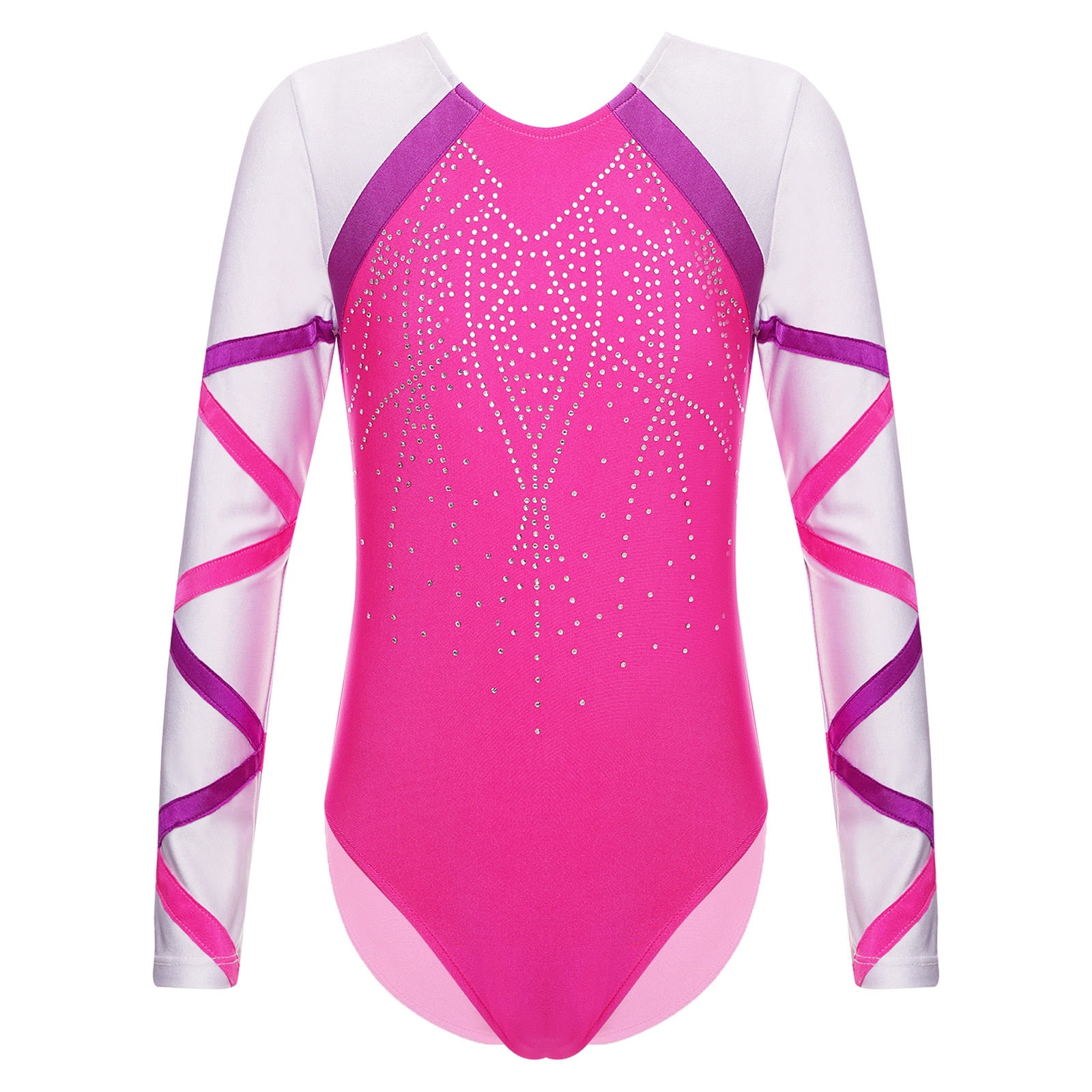 TiaoBug Girls Gymnastics Leotards for Kids Sparkle Ballet Dance ...