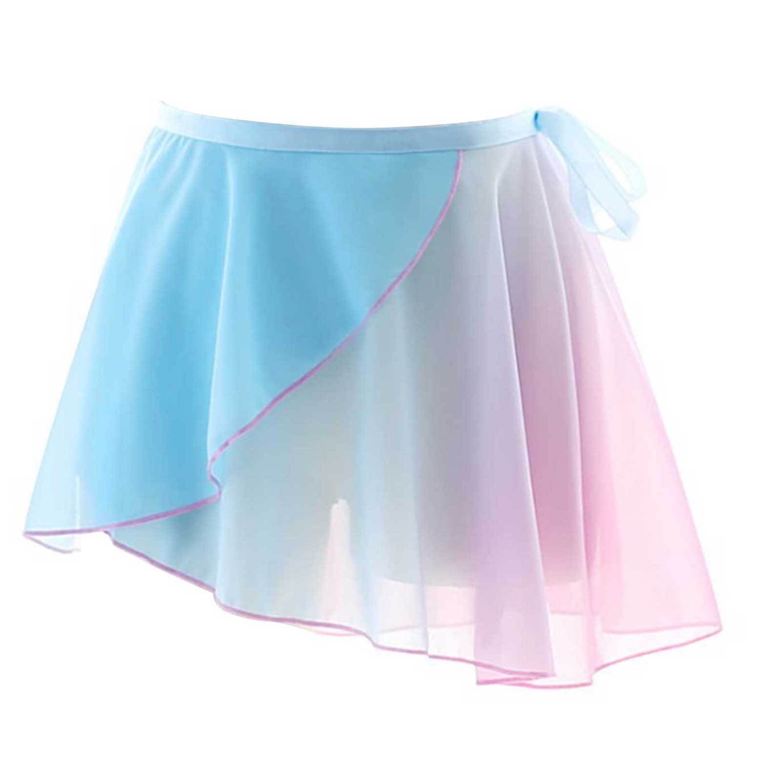 TiaoBug Ballet Dance Wrap Skirts Womens Gymnastics Yoga Chiffon ...