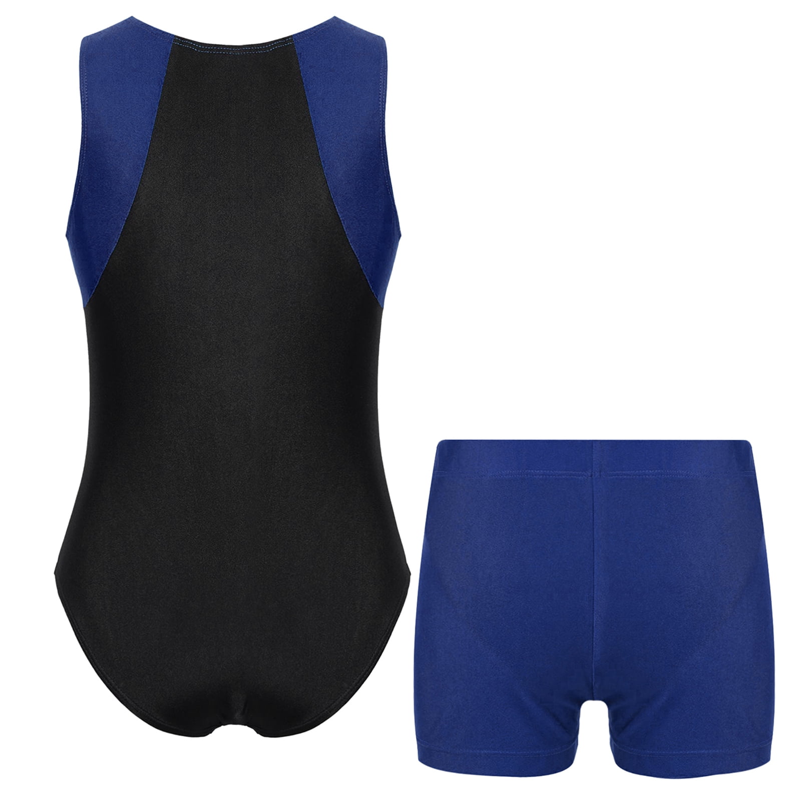 TiaoBug Kids Boy Sleeveless Gymnastics Leotard Bodysuit Jumpsuit with ...