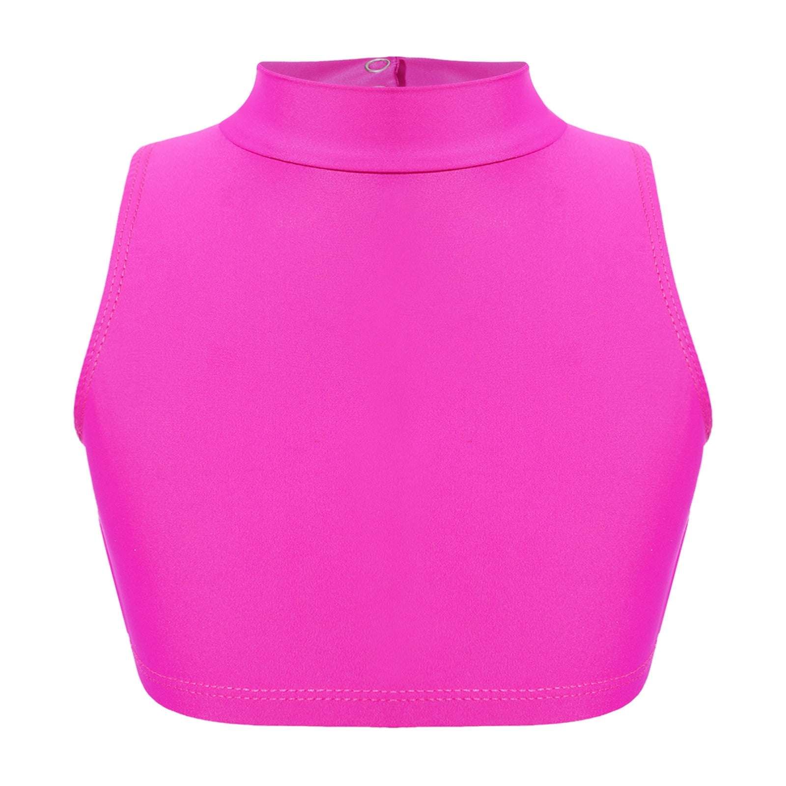 TiaoBug Kids Girls' Criss Cross Back Workout Gym Dance Cropped Tanks ...