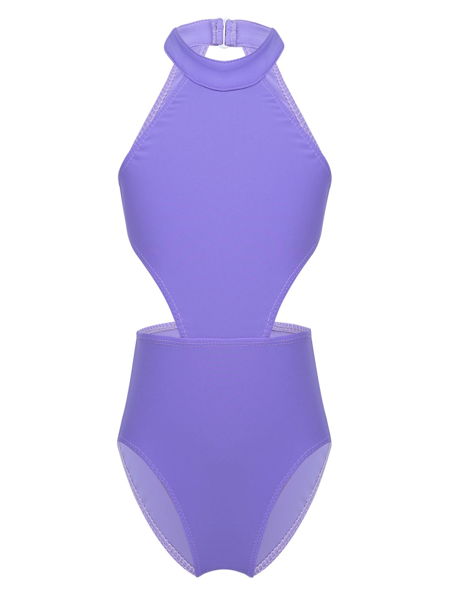 TiaoBug Kids Girls Halter Cutout Back Ballet Dance Gymnastics Leotard ...