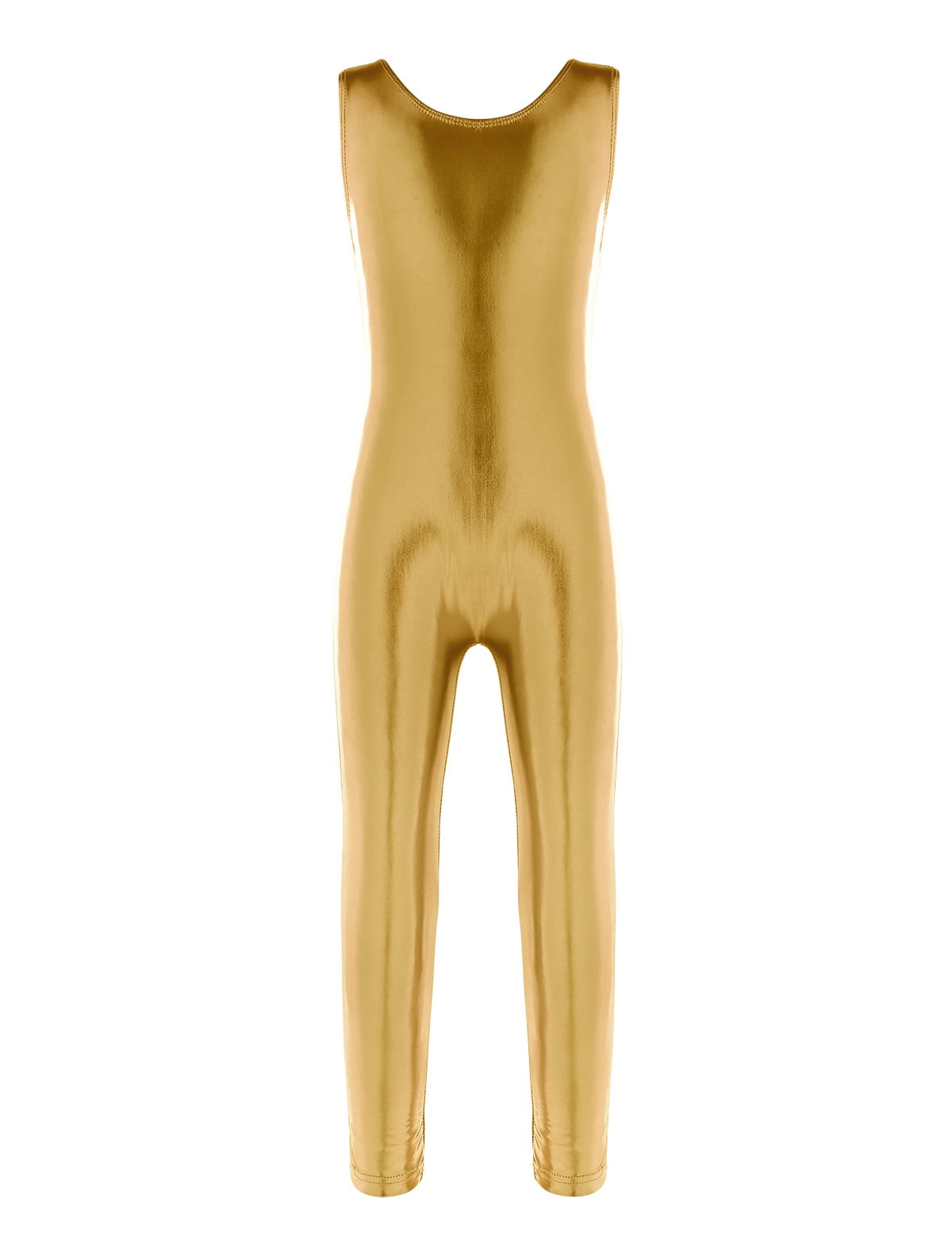 TiaoBug Kids Girls Shiny Ballet Dance Leotard Gymnastics Full Length ...