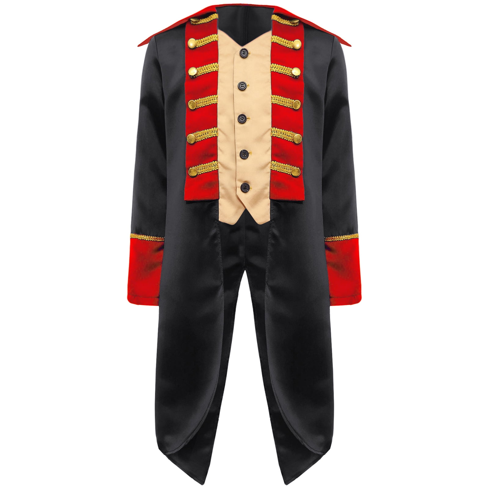 TiaoBug Kids Medieval Prince Tailcoat Jacket Victorian Frock Coat ...