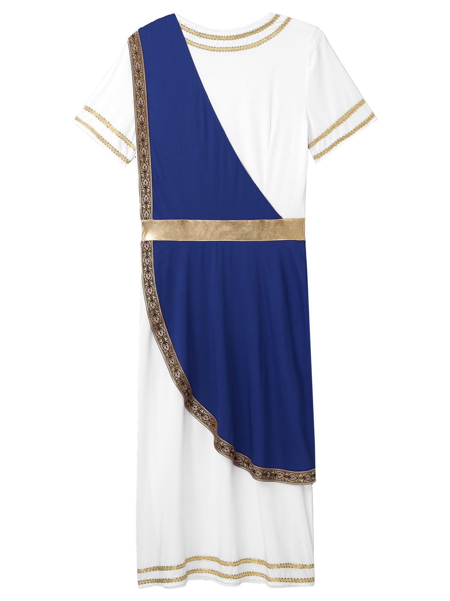 TiaoBug Men's Ancient Greek Cosplay Fancy Dress Costume Short Sleeve ...