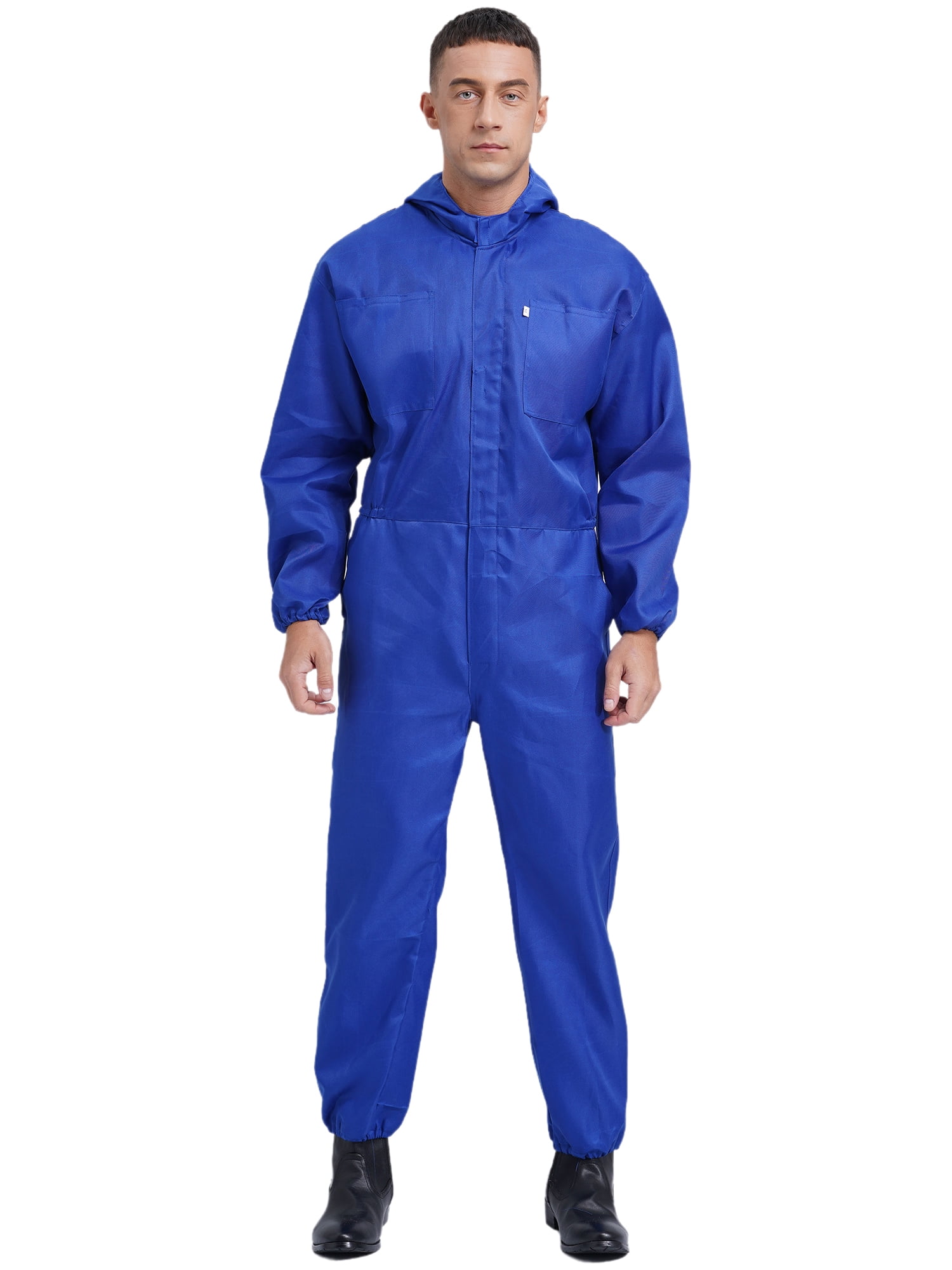 TiaoBug Men's Mechanic Uniforms One Piece Mechanics Workshop Worker ...