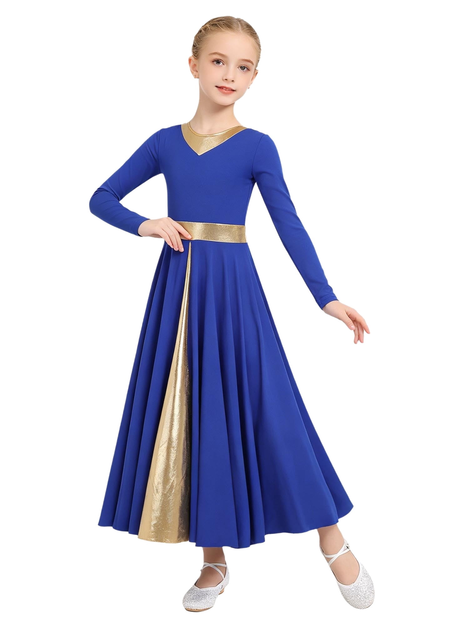 TiaoBug Praise Dance Dress for Girls Worship Dress Church Robe Choir ...