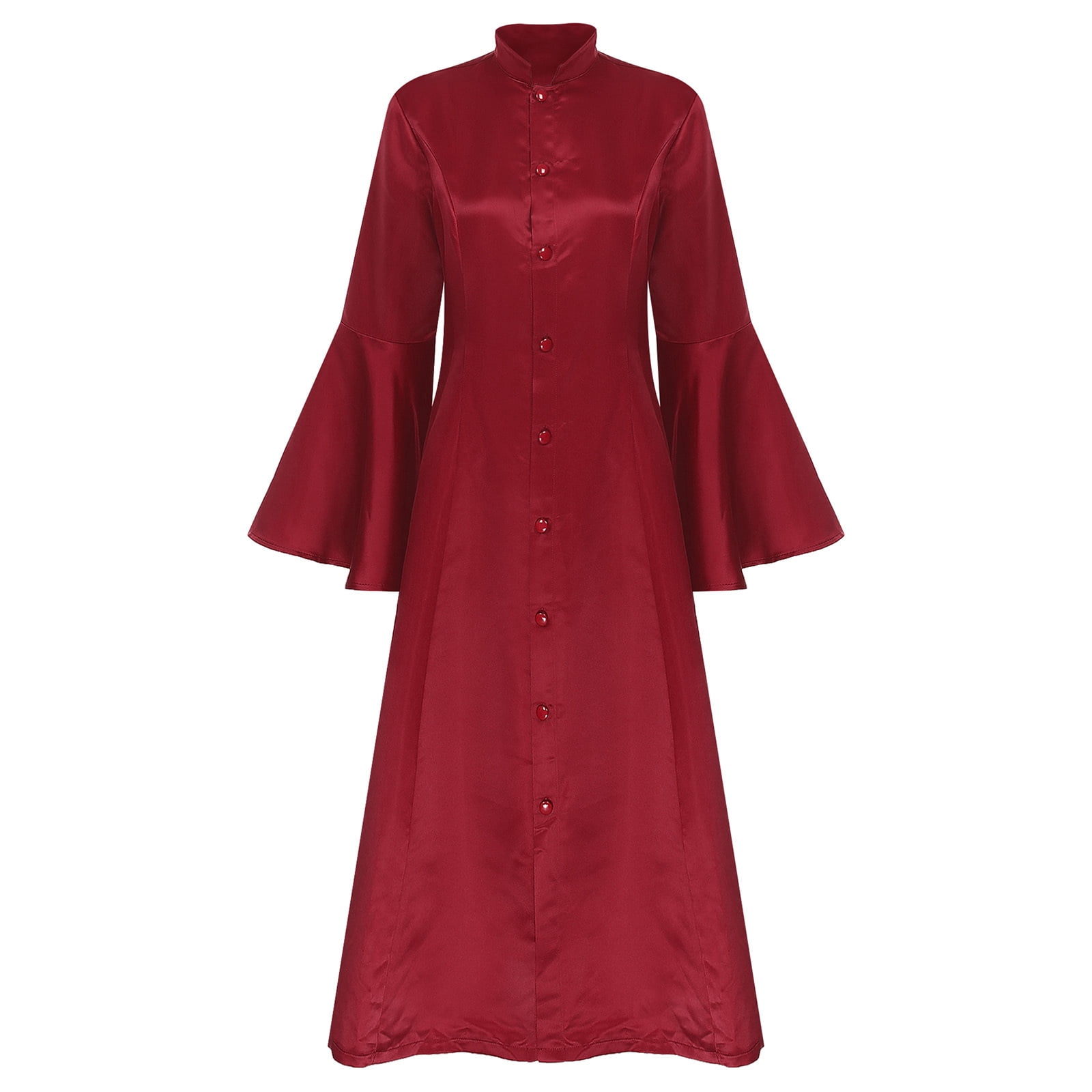 TiaoBug Women Church Robe Elegant Minister Choir Dress Uniform Priest ...