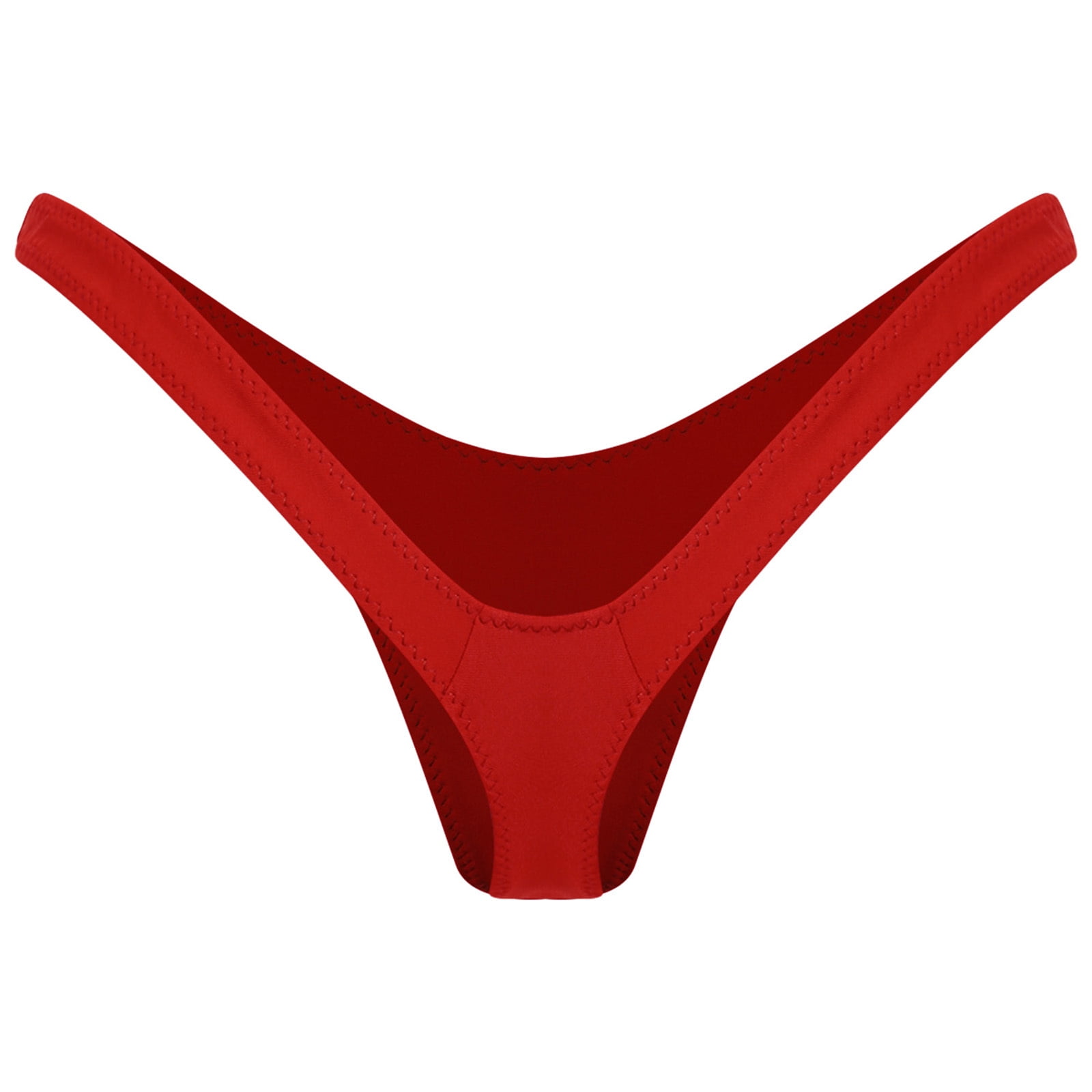 TiaoBug Women's Deep V Shape Thong T-back G-string Panties Mini Briefs ...