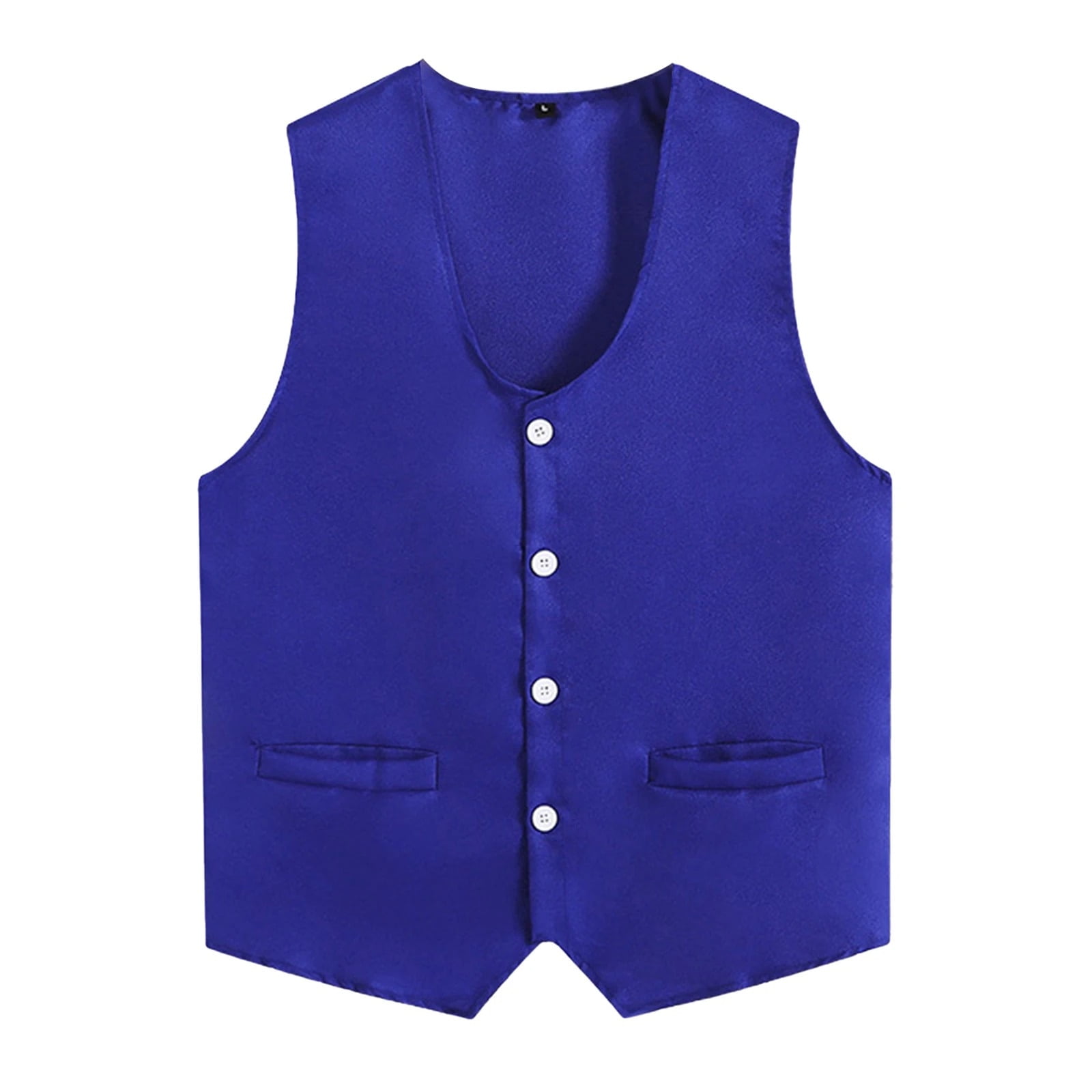 TiaoBug Womens Mens Button Vest Uniform Volunteer Work Uniform Activity ...