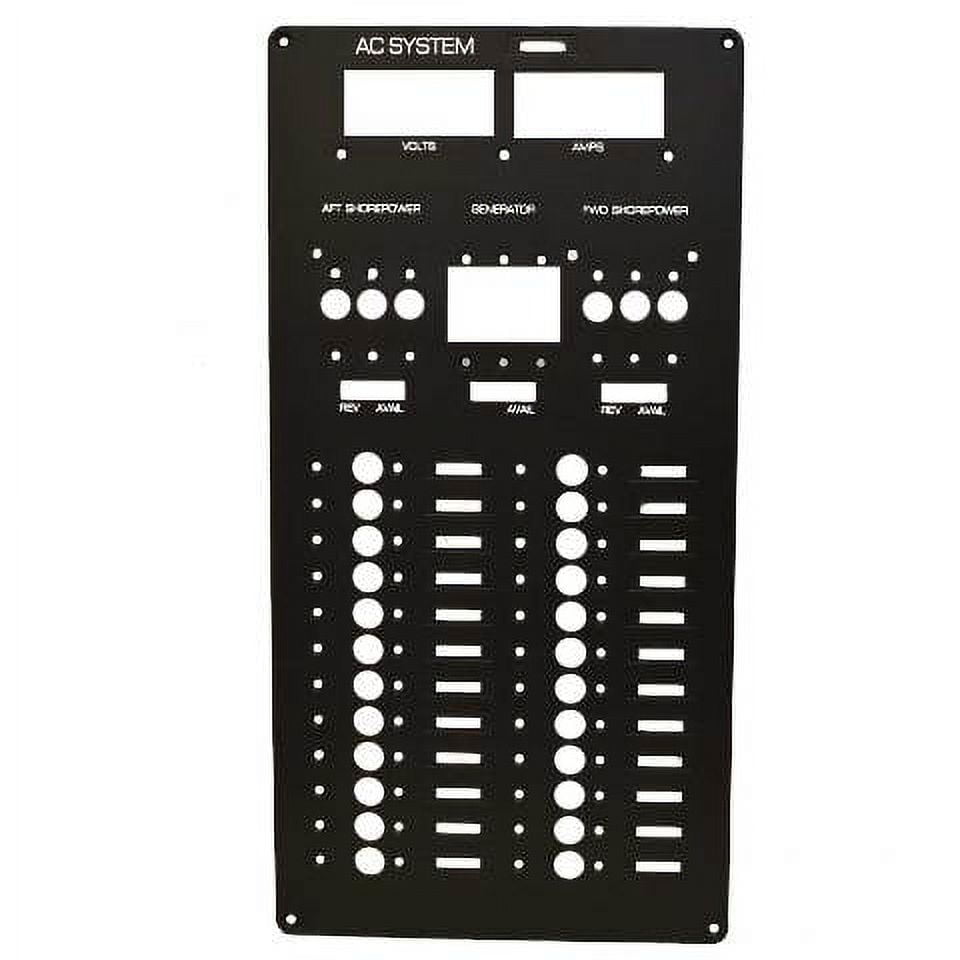 Tiara Boat Blank Breaker Panel | 18 5/8 x 9 1/2 Inch AC/DC - Walmart.com
