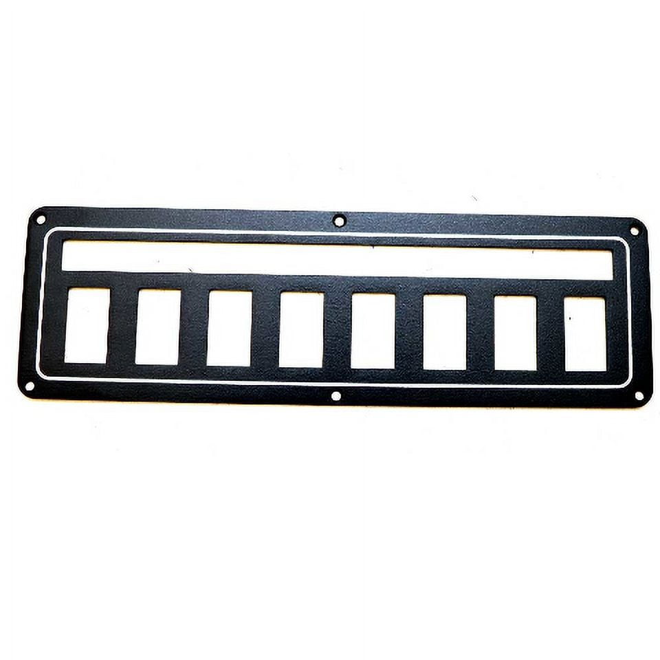 Tiara Boat Blank Switch Panel 3302650 | Helm 12 1/4 x 3 3/4 Inch Black ...