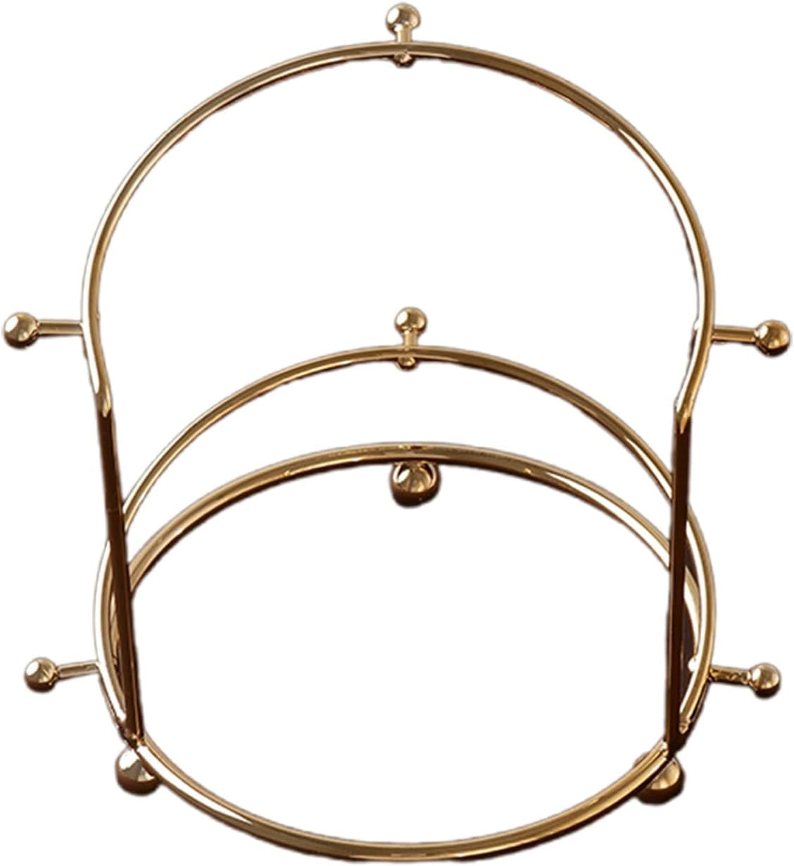 Tiara Crown Headband 2 Layer 3 Layer Display Rack Gold Metal Princess ...