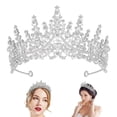 Tiara Crown for Women, Silver Crystal Tiaras and Crowns for Women, For ...