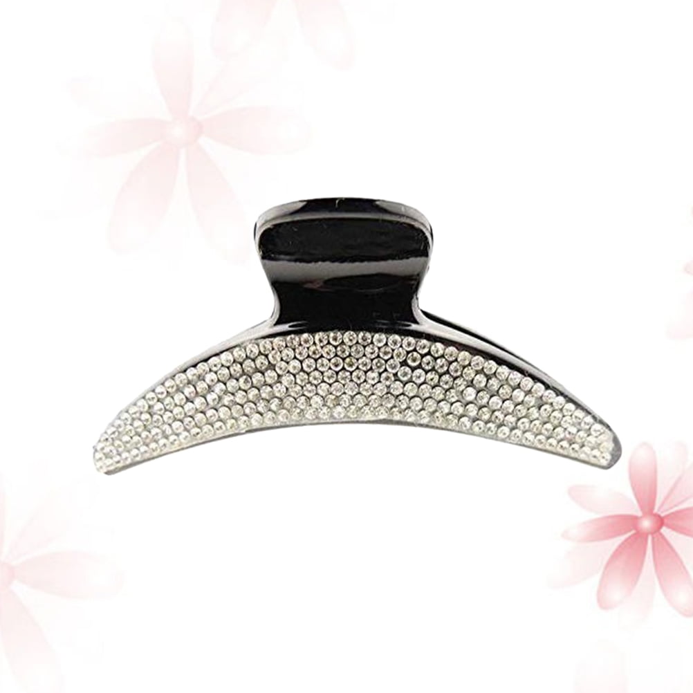 Tiara Hair Jaw Clips Bobby Pins Girl Claw Large Full Diamond Miss ...