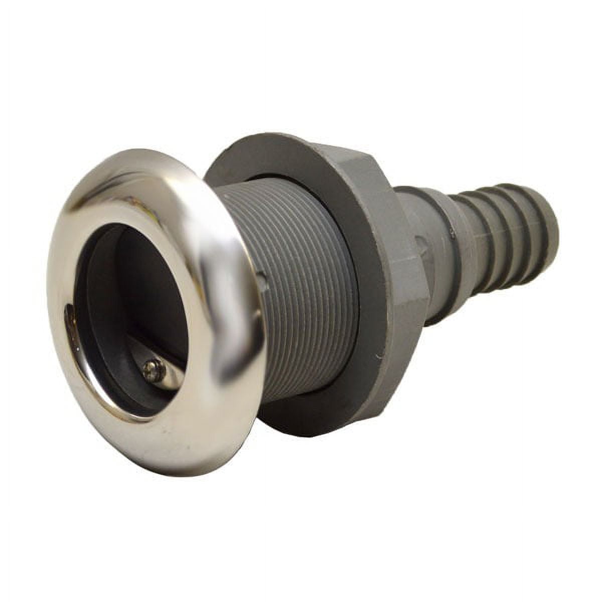 Tiara Yachts Gray Plastic Thru Hull Boat Scupper w/ Stainless Ring ...