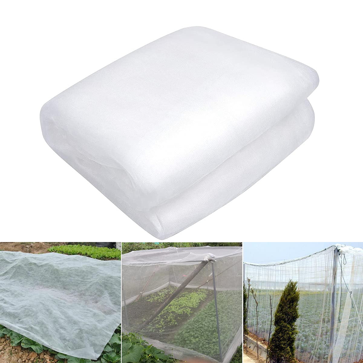 Tiardey Garden Insect Screen Antifreeze net Barrier Netting Mesh Bird ...