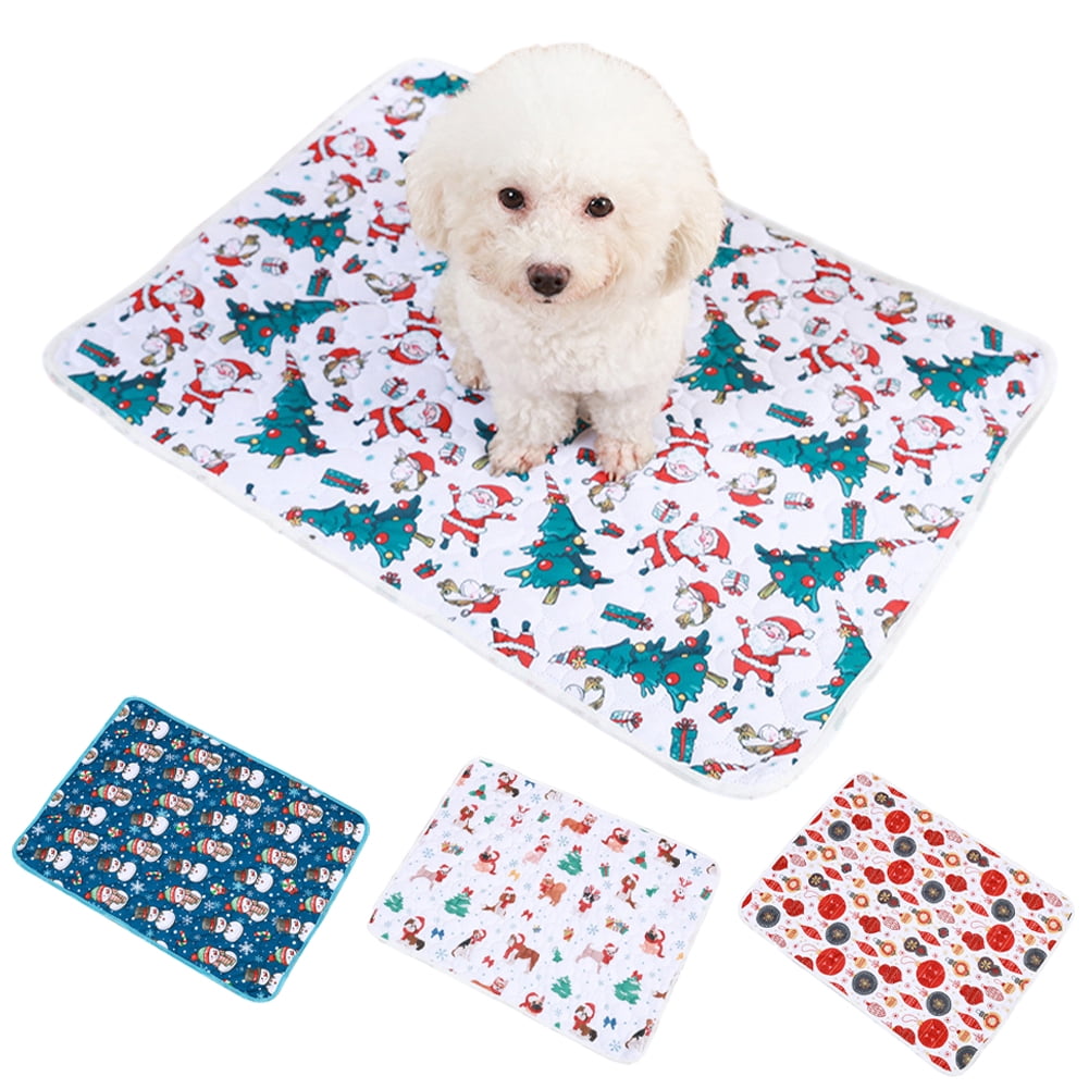 Tiberpet Washable Dogs Pee Pads Dog Pee Pads with Christmas Patterns ...