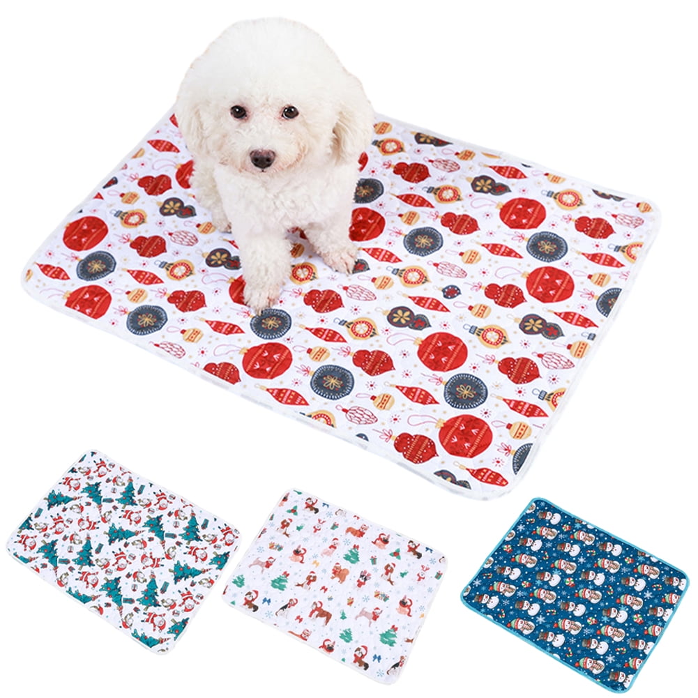 Tiberpet Washable Dogs Pee Pads Dog Pee Pads with Christmas Patterns ... Tiberpet Washable Dogs Pee Pads Dog Pee Pads with Christmas Patterns ...