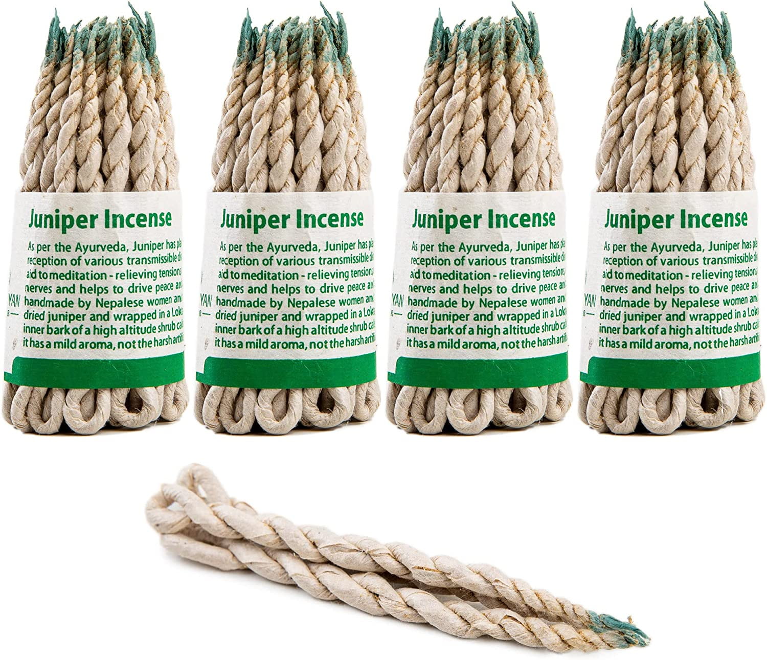 Tibetan 100% Organic Handmade Natural Rope Incense Himalayan Handrolled ...