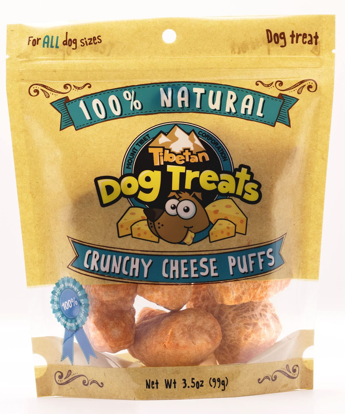 Tibetan Crunchy Cheese Puffs TMA2 - Yak Dog Chew Puffs - All Natural ...
