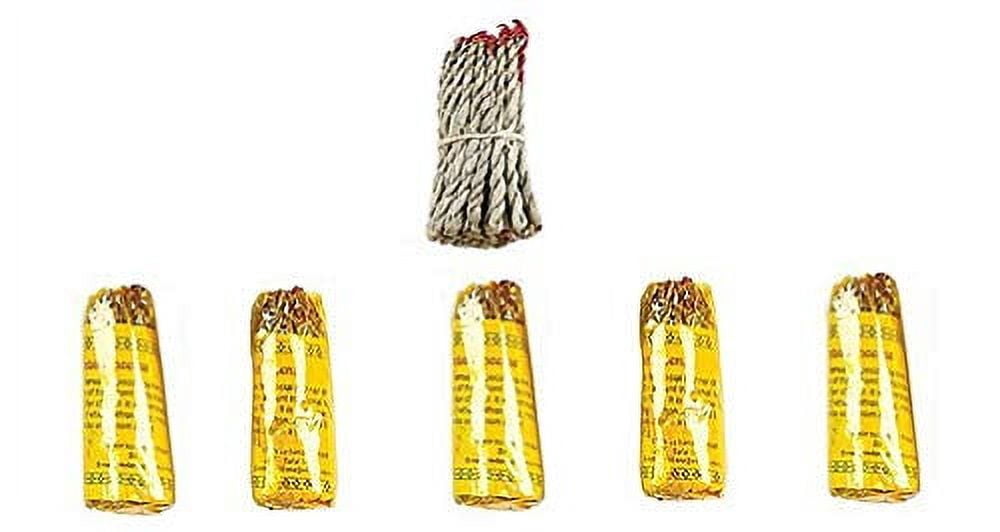 Tibetan Lumbini Rope Incense, 3.5" Length - 6 Packs, 45 Sticks Per Pack ...