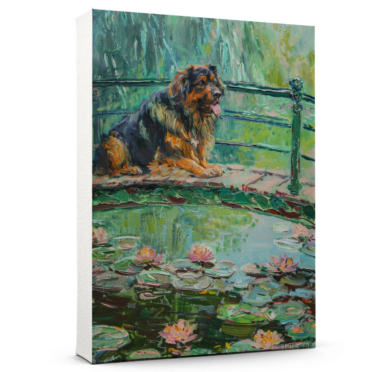 Tibetan Mastiff Art Print Poster, Dog Canvas, Tibetan Mastiff Wall Art ...