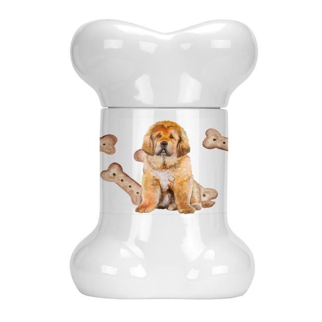 Tibetan Mastiff Bone Shaped Treat Jar - Walmart.com
