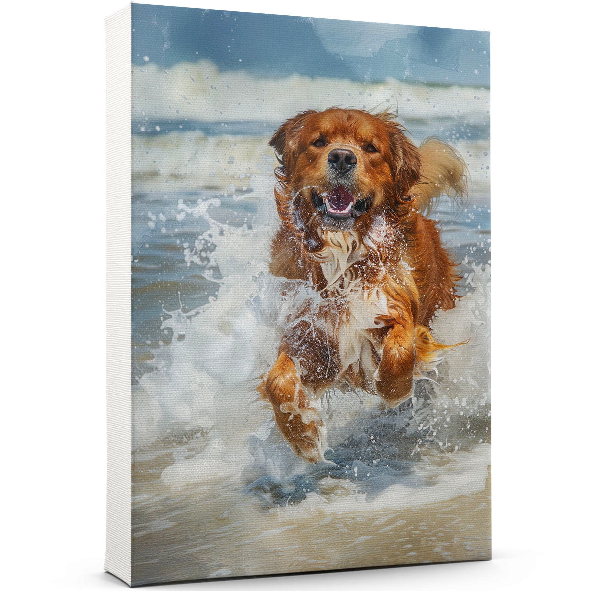 Tibetan Mastiff Dog Canvas Wall Art Puppy Print Pet Paintings Artwork ...