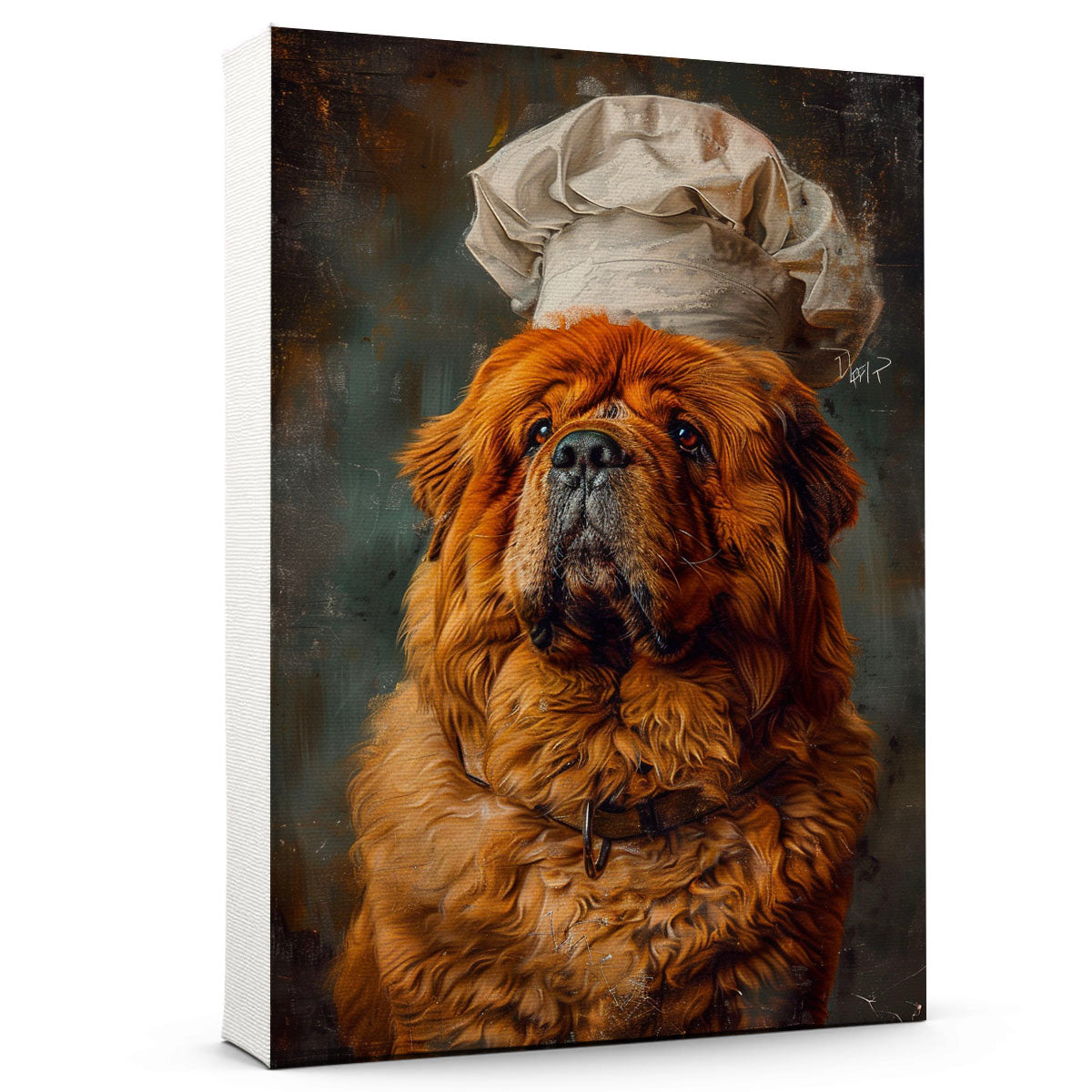 Tibetan Mastiff Dog Canvas Wall Art, Tibetan Mastiff Dog Poster Print ...