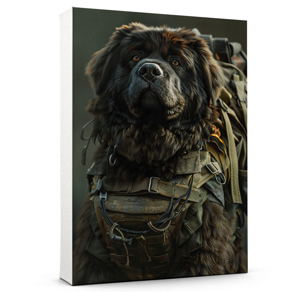 Tibetan Mastiff Dog in a Costume Poster Unframe, Tibetan Mastiff Dog ...