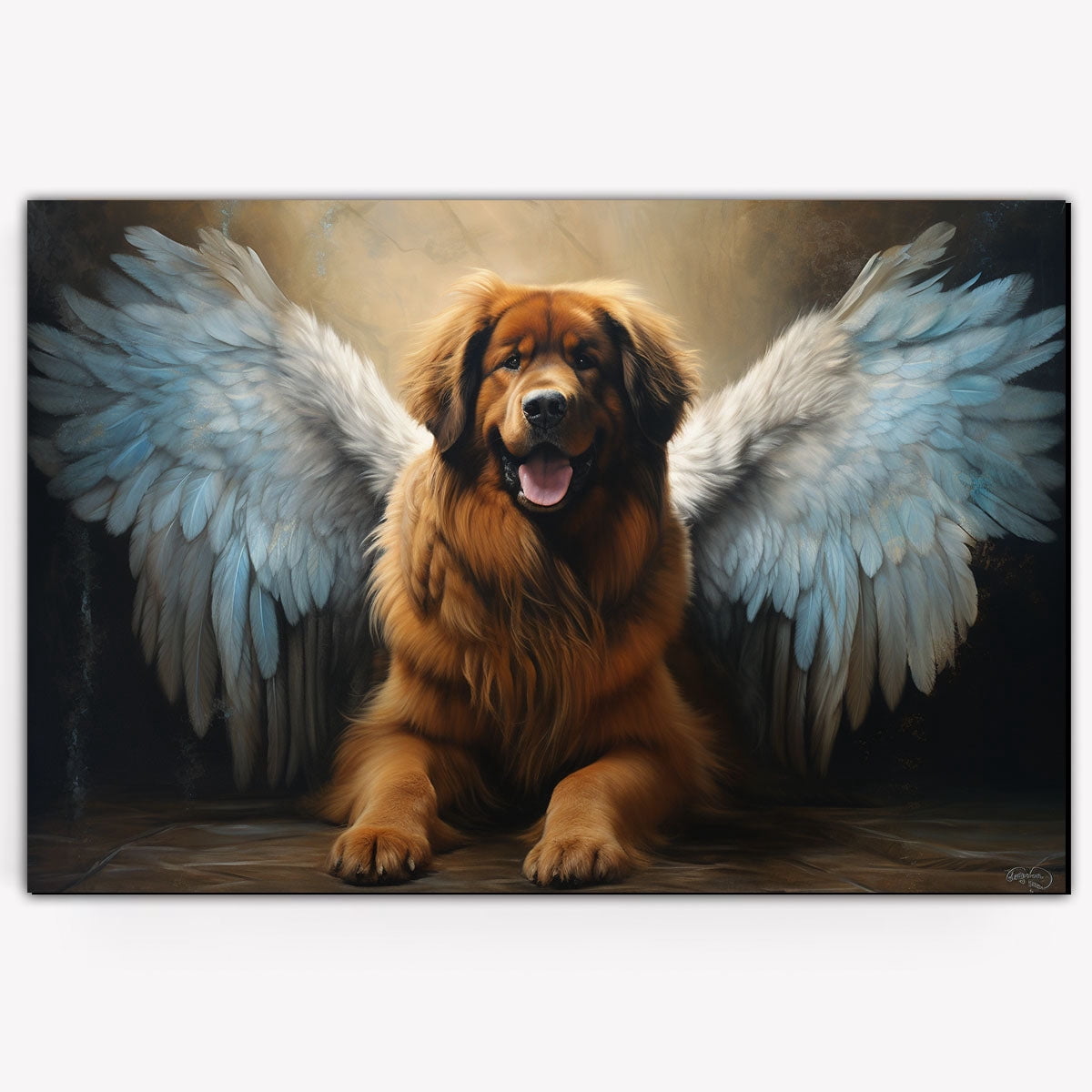 Tibetan Mastiff Dog Memorial Canvas - Dog Breeds Canvas Poster Loss of ...