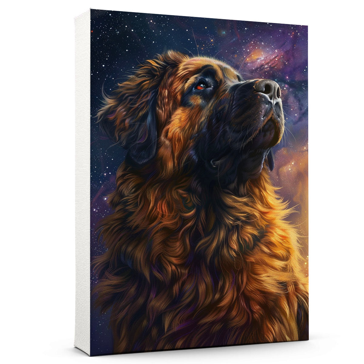 Tibetan Mastiff Dog Space Painting Poster Unframe, Tibetan Mastiff Dog ...