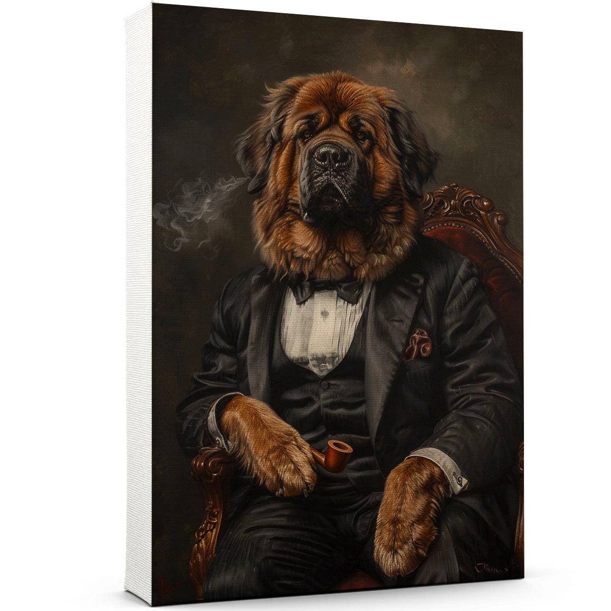 Tibetan Mastiff Dog prints wall art Poster Unframe, Tibetan Mastiff ...