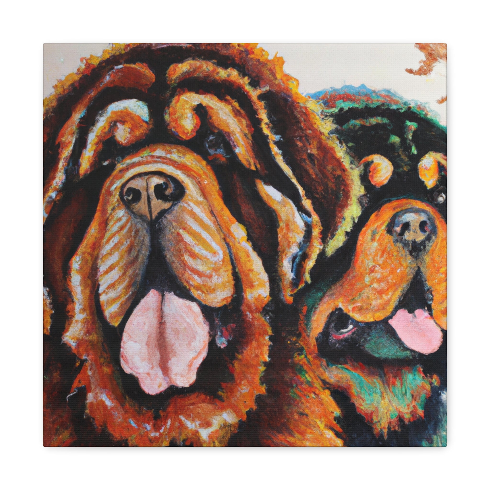 "Tibetan Mastiff Majesty" - Canvas - Walmart.com