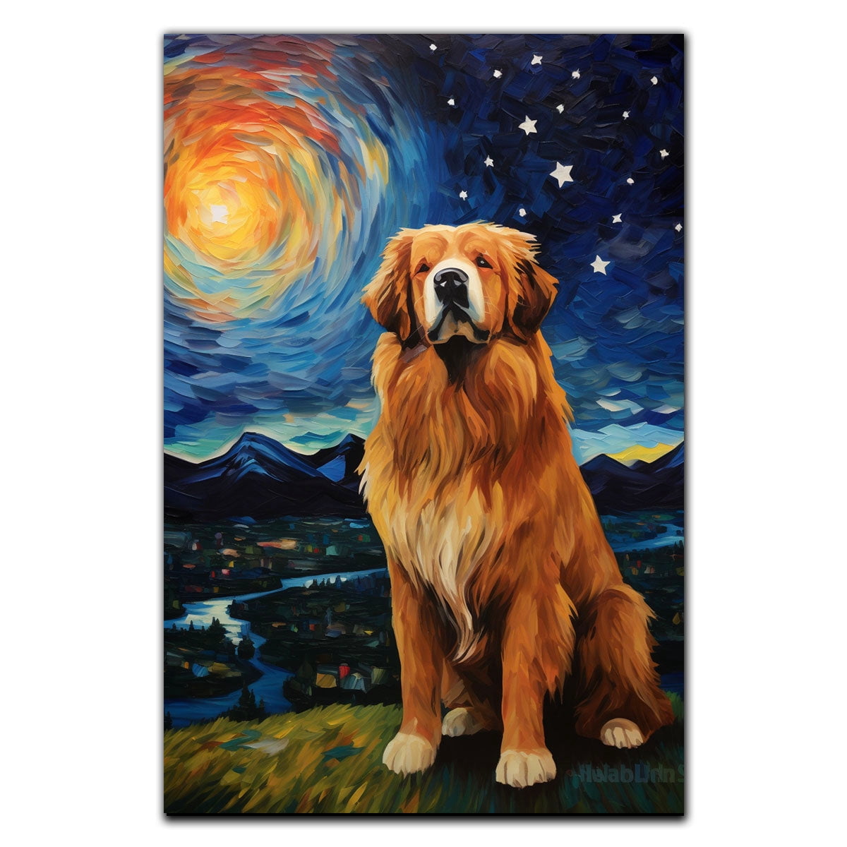Tibetan Mastiff Paintings Canvas for Wall Decorations - Paintings ...