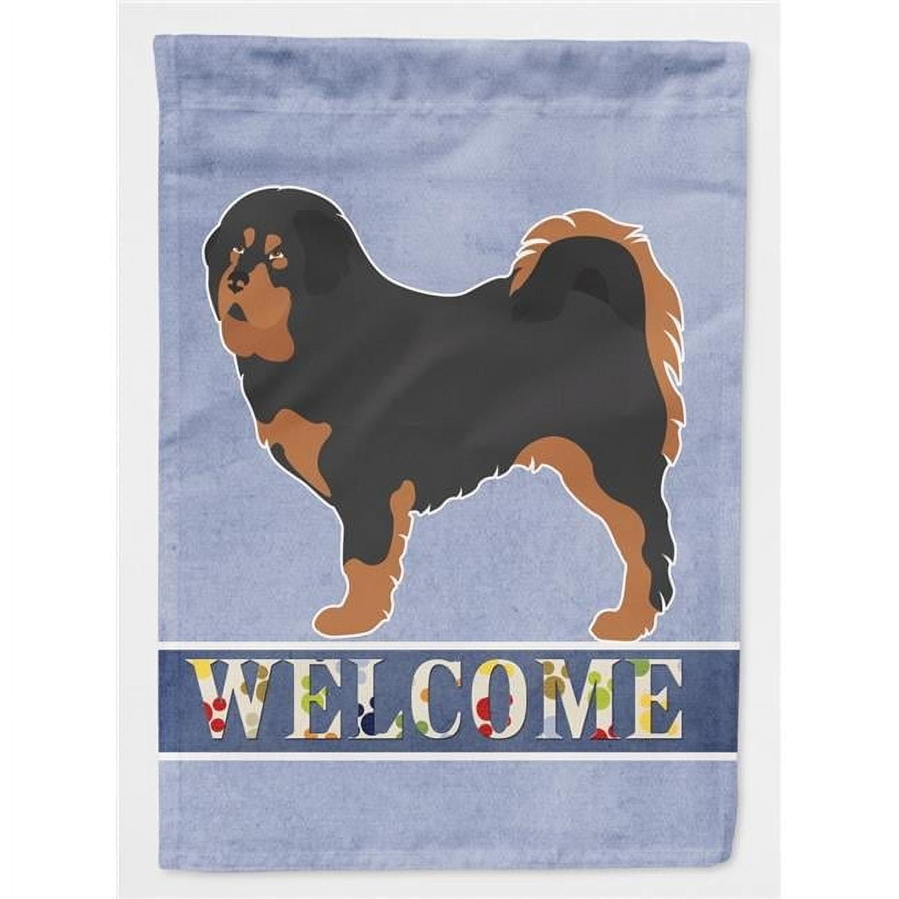 Tibetan Mastiff Welcome Flag Canvas House Size - Walmart.com