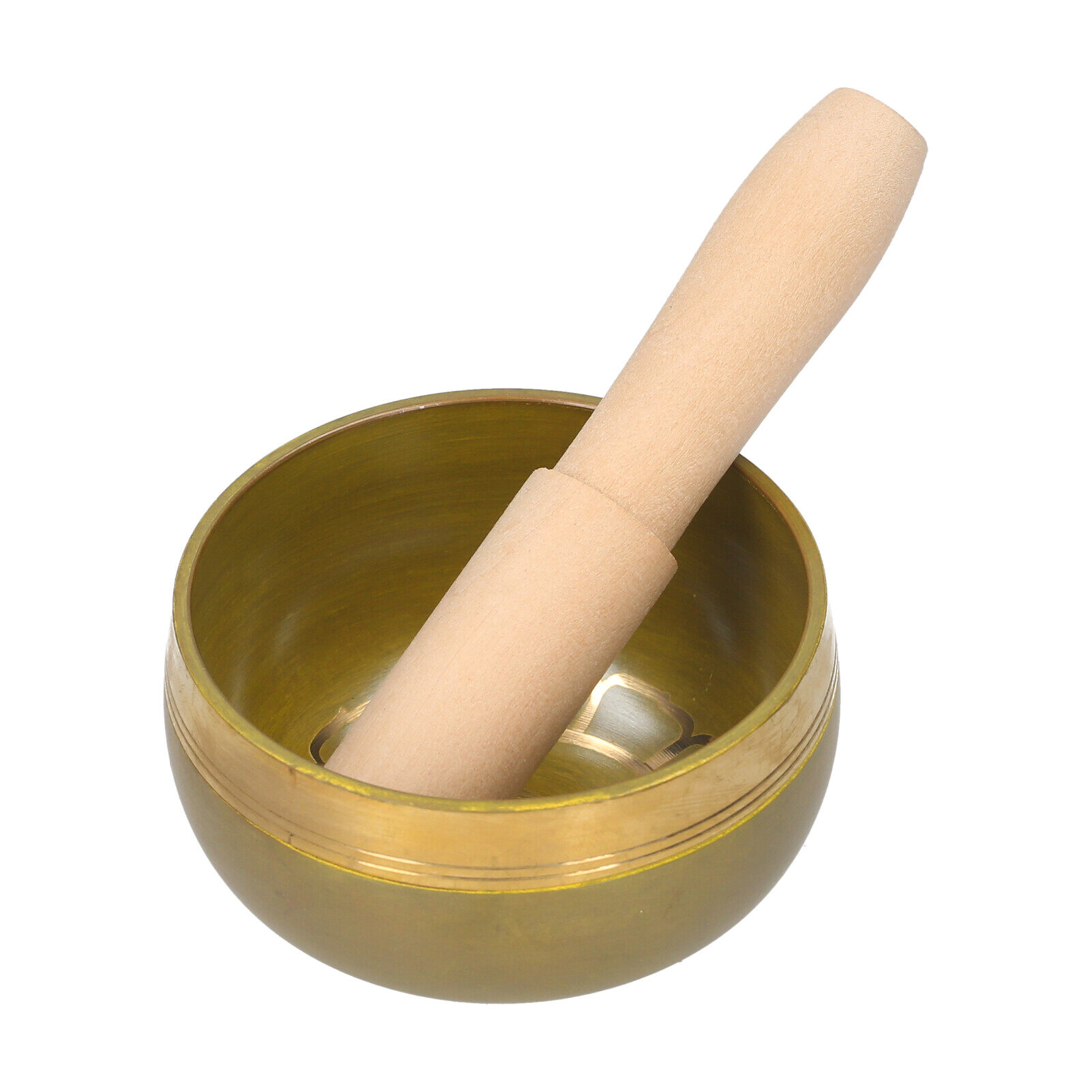 Tibetan Singing Bowl Set Buddha Sound Bowl and Wood Mallet Charka Bowl ...