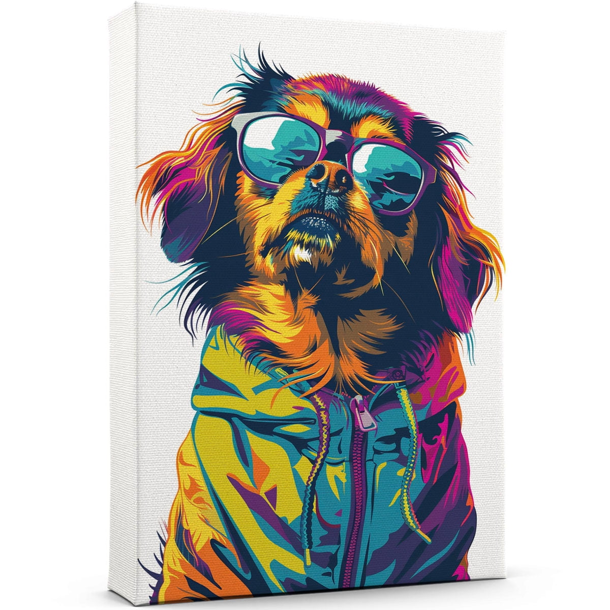 Tibetan Spaniel Dog Wall Art Cute Animal Decor for Kid's Bedroom, Home ...