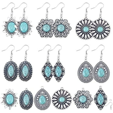 1 Box 10 Pair Starfish Seahorse Shell Turquoise Earring Making Kit ...