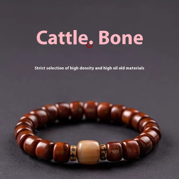 Tibetan Style Yak Bone Hand Toy Beads Bone Tibetan Beads Horn Bracelet ...