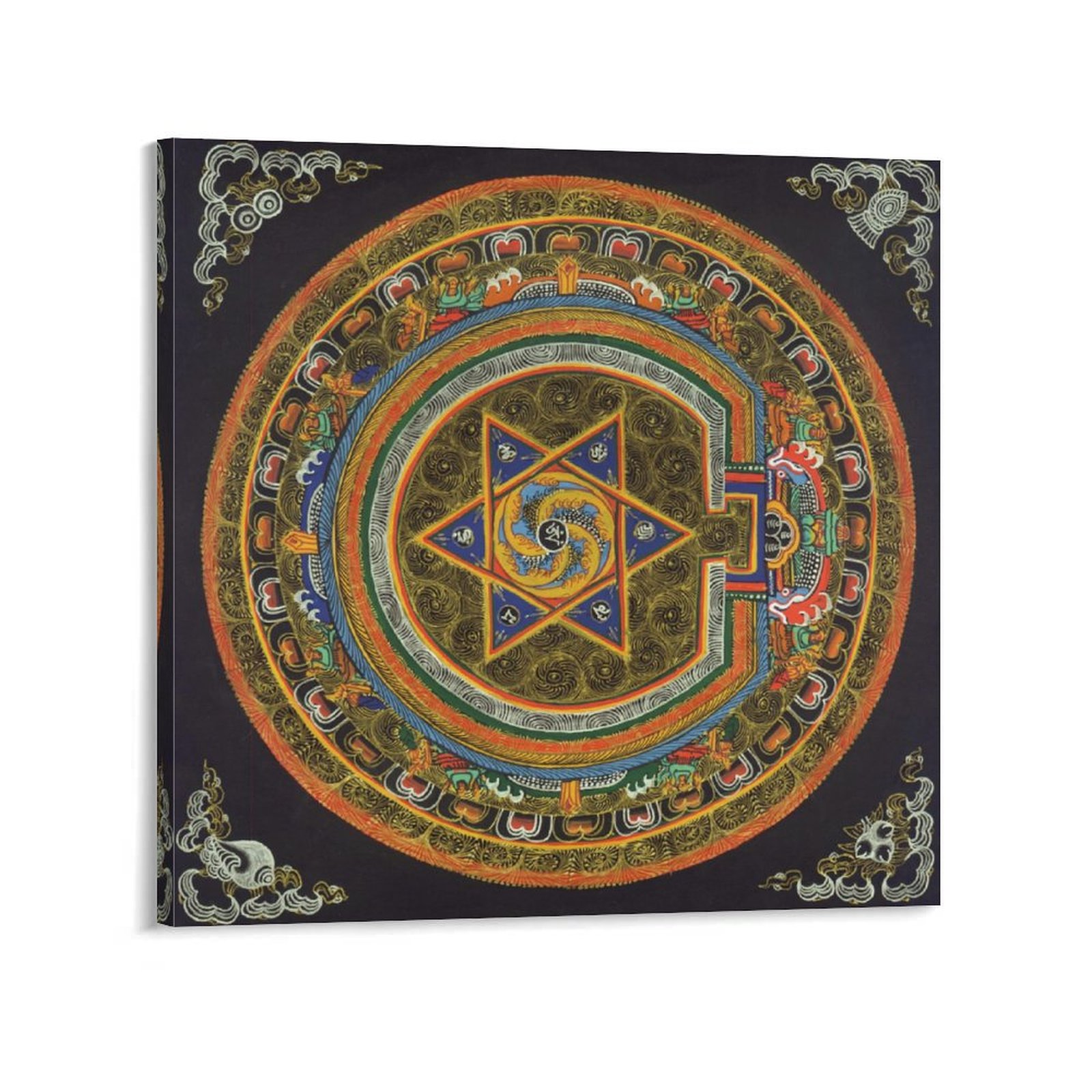 Tibetan Thangka Painting Posters (1) Print Photo Art Painting Canvas ...