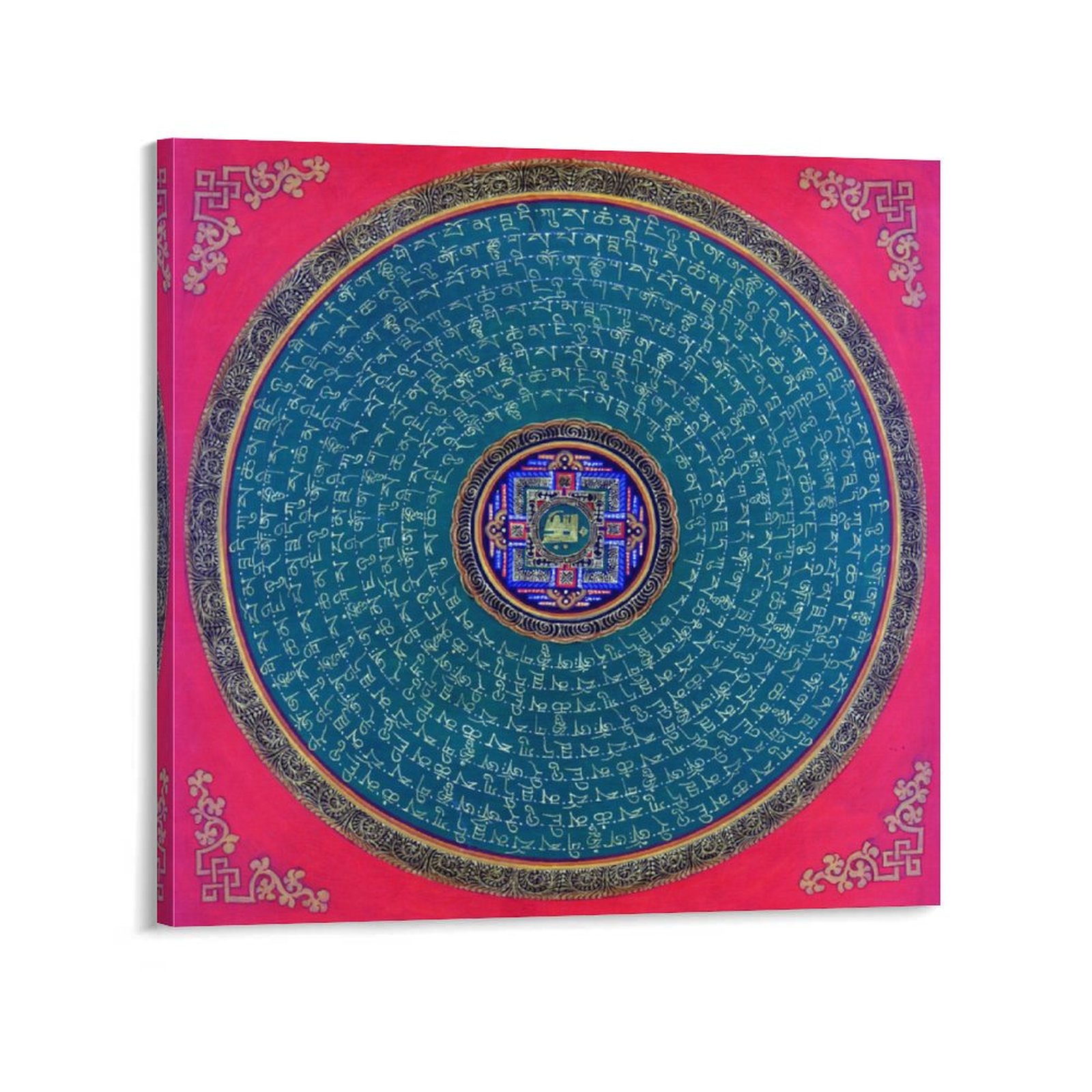 Tibetan Thangka Painting Posters (2) Picture Print Canvas Poster Wall ...