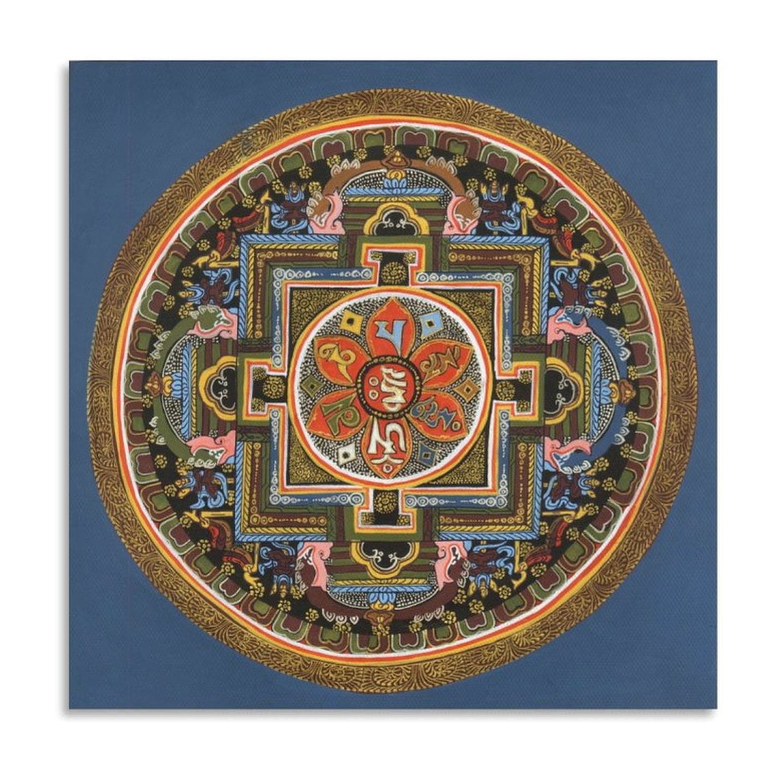 Tibetan Thangka Painting Posters (4) Gifts Canvas Painting Poster Wall ...