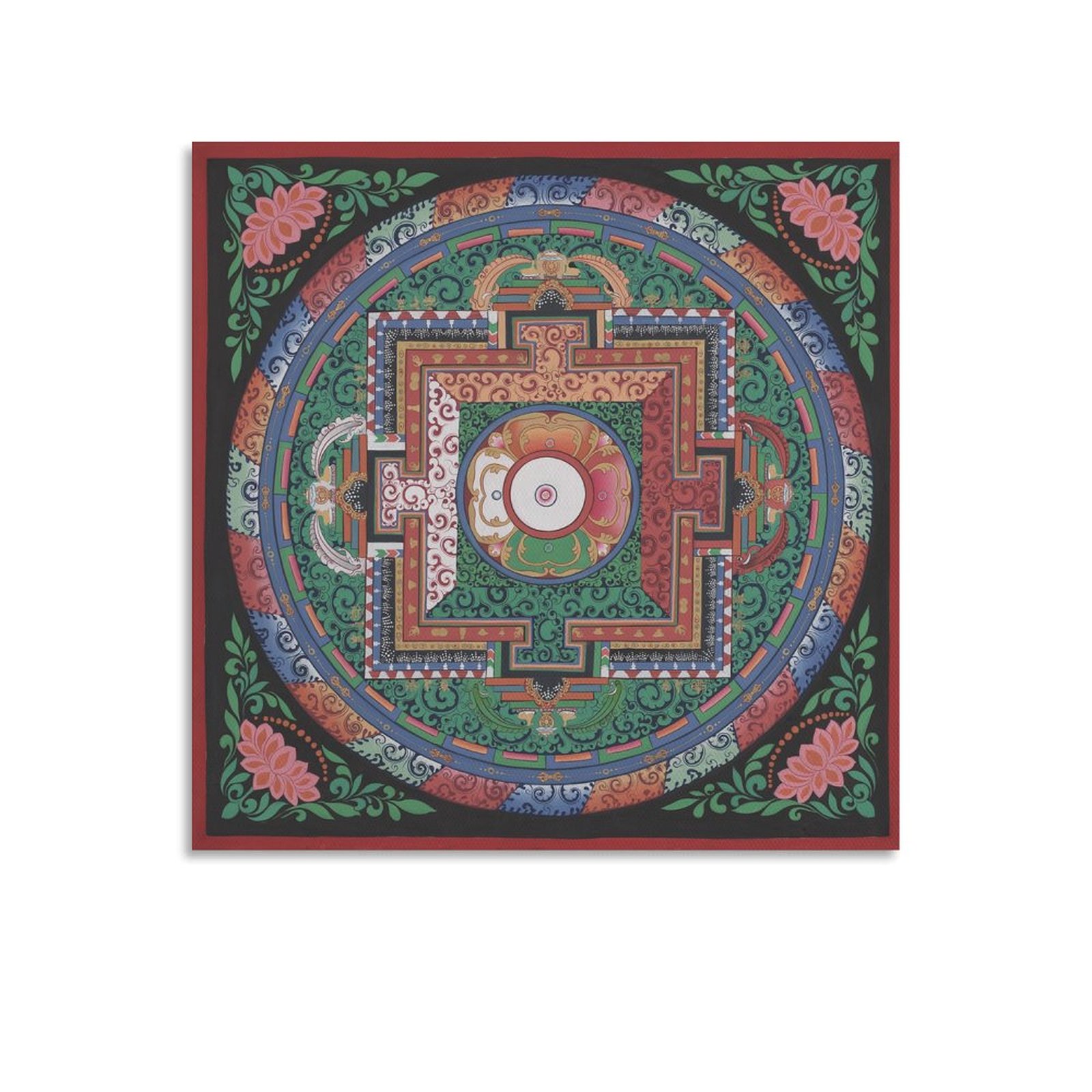 Tibetan Thangka Poster Print Photo Art Painting Canvas Poster Home ...
