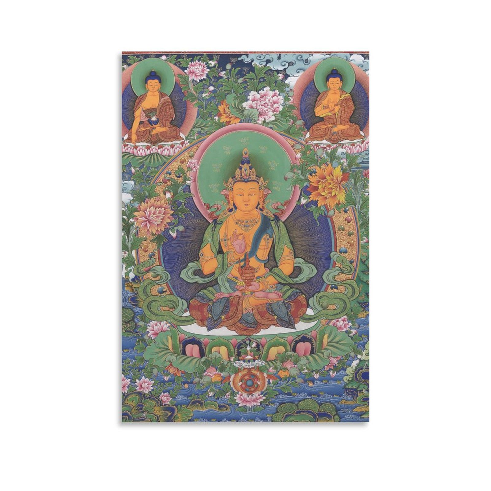 Tibetan Thangka Posters Mother Goddess Room Aesthetic Poster Print Art ...