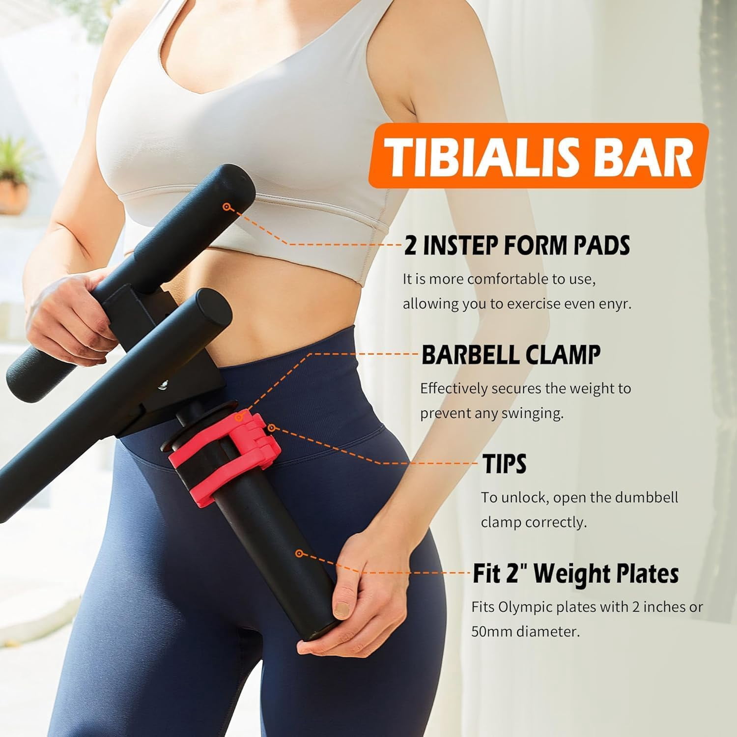 Tibialis Trainer Tib Bar Raise Machine Exercise Equipment Strength ...